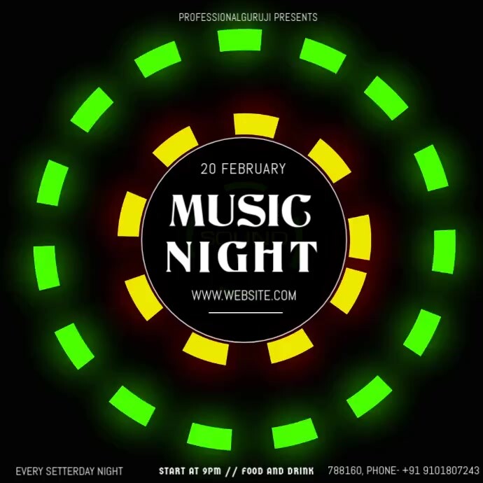 Copy of music night | PosterMyWall