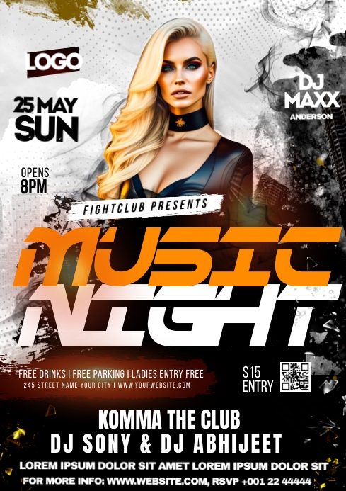 music night Template | PosterMyWall