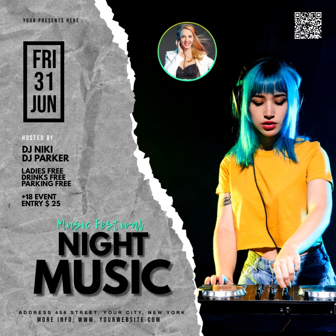 MUSIC NIGHT Template | PosterMyWall