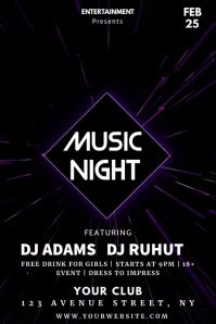 music night Template | PosterMyWall