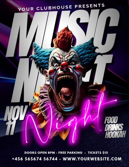 MUSIC NIGHT Template | PosterMyWall
