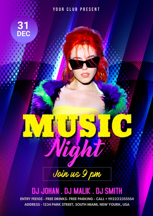 Music Night Template | PosterMyWall