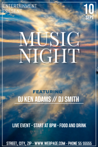 Music concert flyer template | PosterMyWall