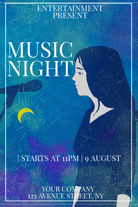 Music night event flyer template | PosterMyWall