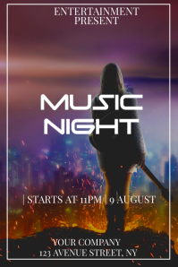 Country Music Album Release Flyer Template | PosterMyWall