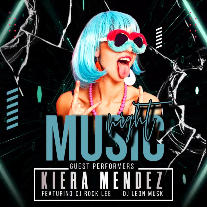 Music Night Event Video Ads Template | PosterMyWall