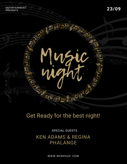 Music Night Flyer Template | PosterMyWall