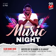 Music Night Poster Template | PosterMyWall