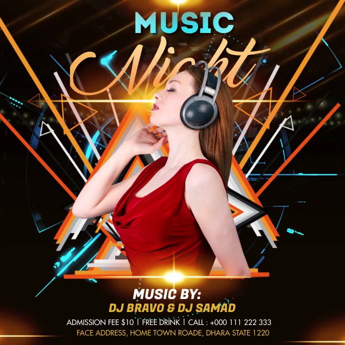 Copy of Music Night Instagram Posts | PosterMyWall