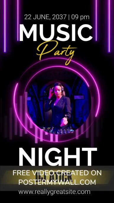 Music Night Invitation Template | PosterMyWall