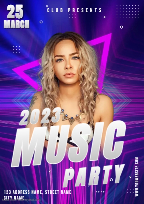 Music Night Party Template | PosterMyWall