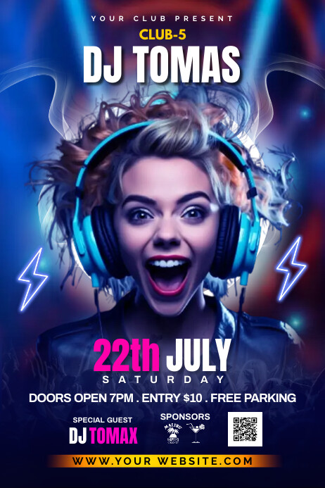 Music Night Party Template | PosterMyWall