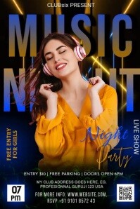 music night Template | PosterMyWall