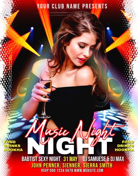 Copy of Music Night Party Flyer | PosterMyWall