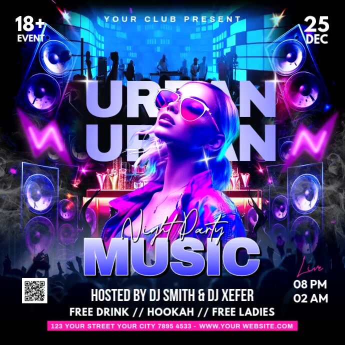 Music NIght Party Flyer Template | PosterMyWall