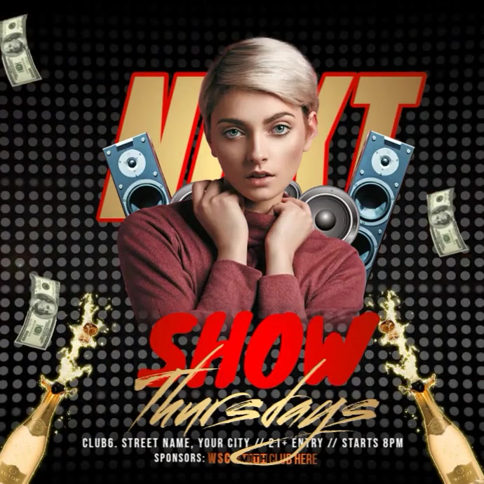 Music Night Party Video Ads Template | PosterMyWall