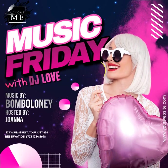 Music Night Party Video Ads Template | PosterMyWall