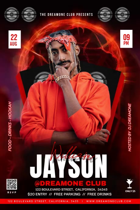 Music Night Party Video Ads Template | PosterMyWall