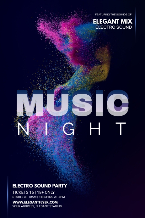 Poster Malam Musik Templat | PosterMyWall