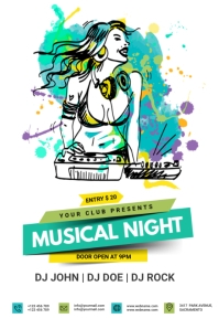 music night Template | PosterMyWall