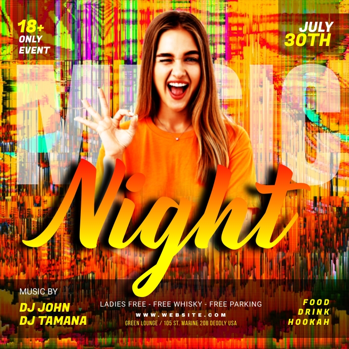 Music Night template | PosterMyWall