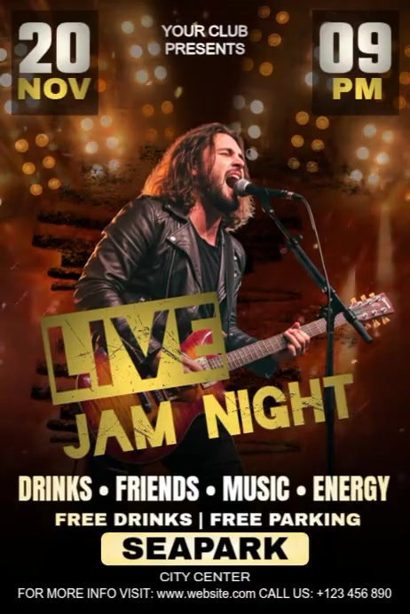 Music Night Template | PosterMyWall