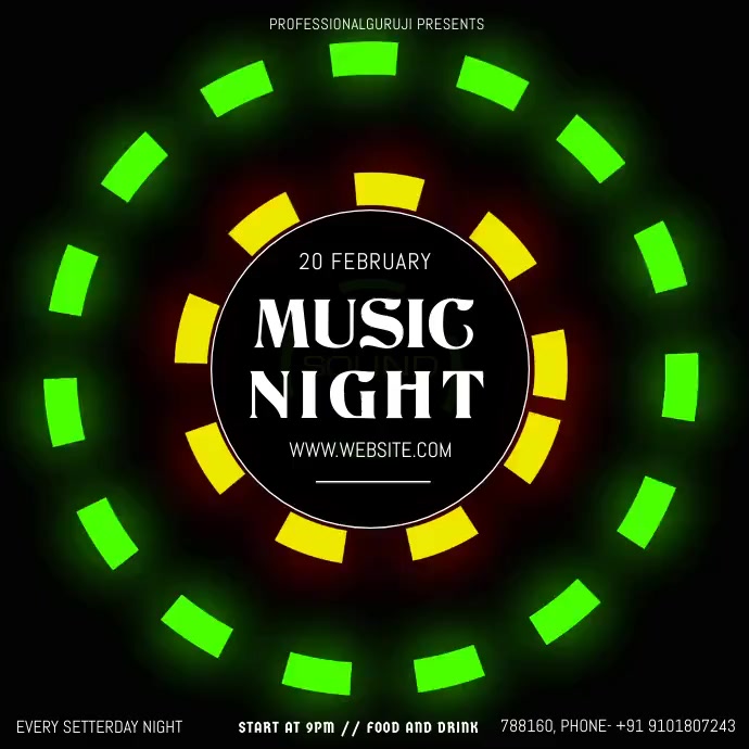 music night Template | PosterMyWall