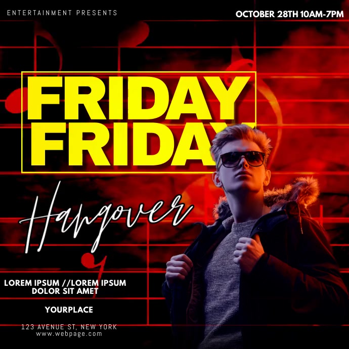 Music Night Video Promotion template | PosterMyWall