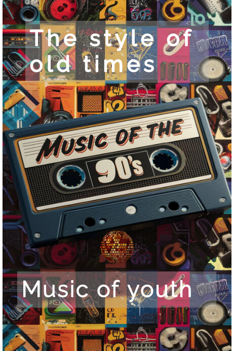 Copy of Music of the 90s | PosterMyWall