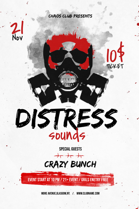 Music Or Club Event Poster Template | PosterMyWall