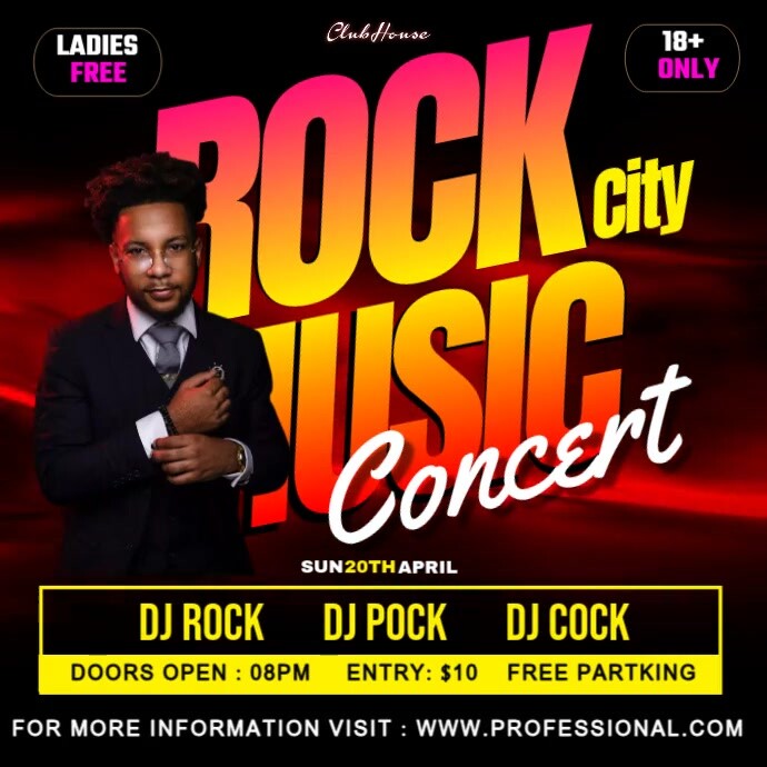 Copy of music party, | PosterMyWall