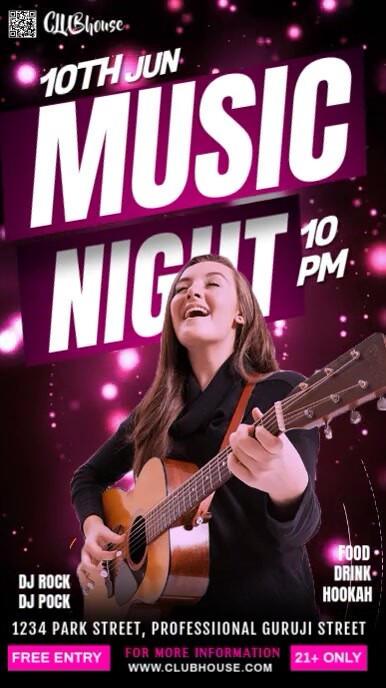 music party, Template | PosterMyWall