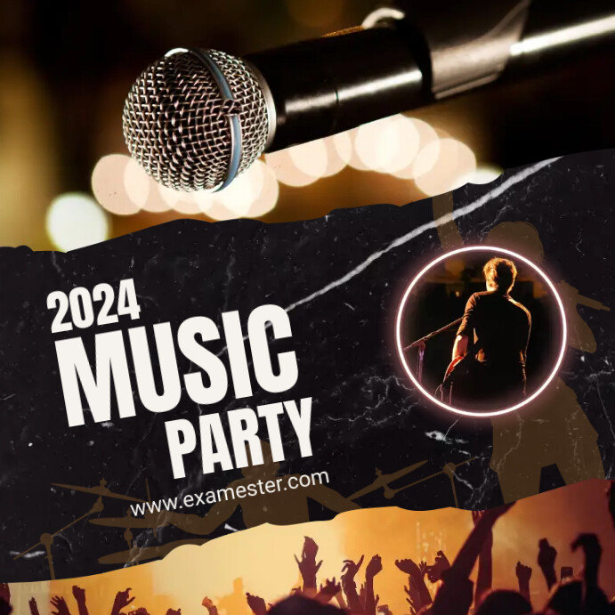 Music party 2024 template | PosterMyWall