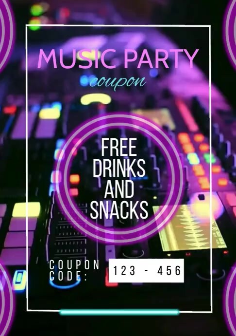 Music Party Ads Template | PosterMyWall