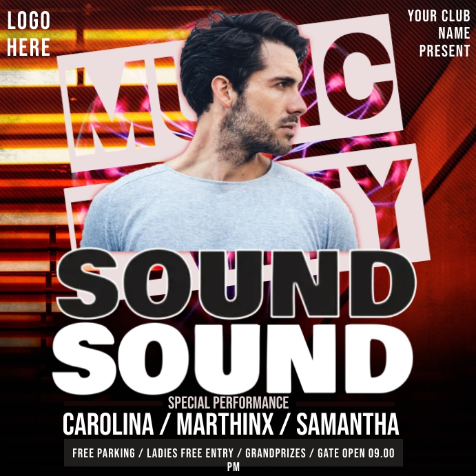 Copy of Music Party Ads | PosterMyWall