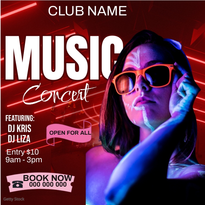 Music Party Ads Template | PosterMyWall