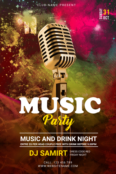 Modèle Bannière de La Fête de La Musique | PosterMyWall