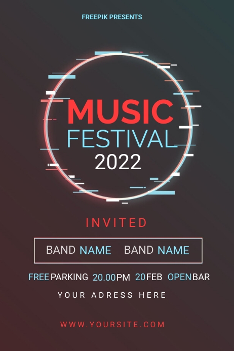 MUSIC PARTY BANNER TEMPLATE | PosterMyWall