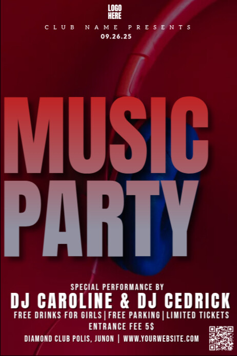 Music Party Template | PosterMyWall