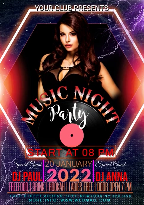 music party Template | PosterMyWall