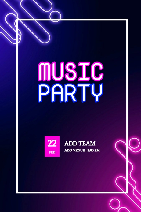 MUSIC party Template | PosterMyWall