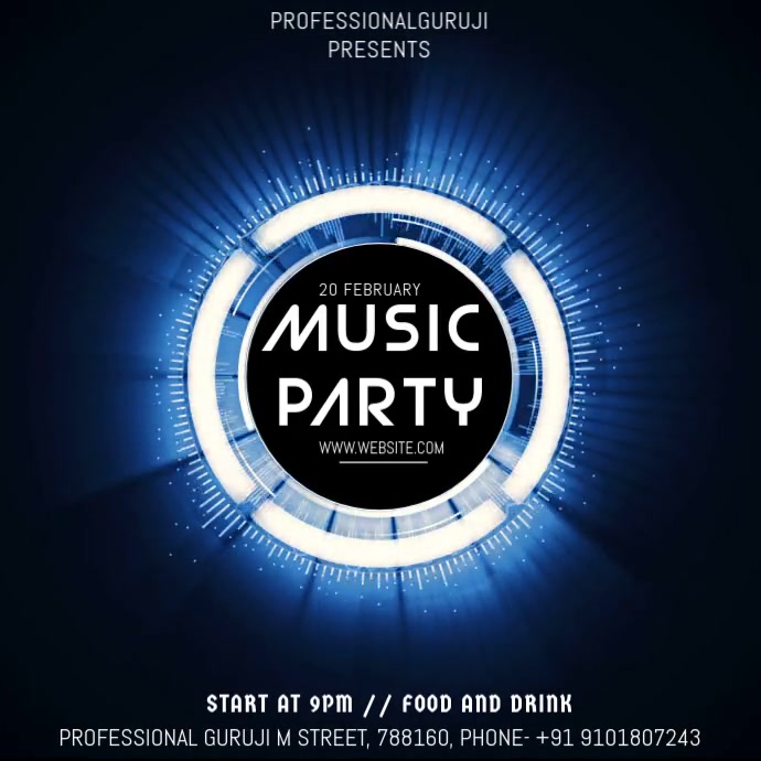 music party Template | PosterMyWall