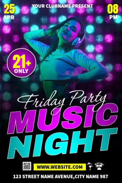 Music Party Template | PosterMyWall