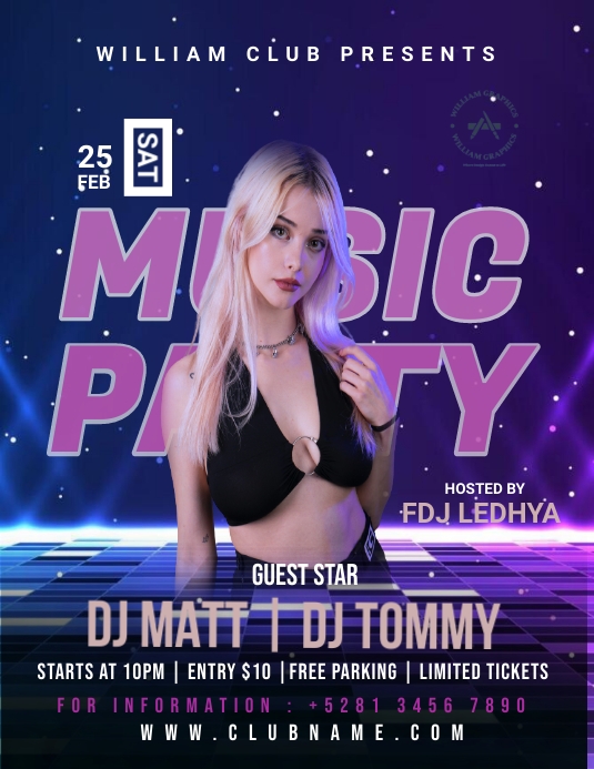 Music Party Template | PosterMyWall