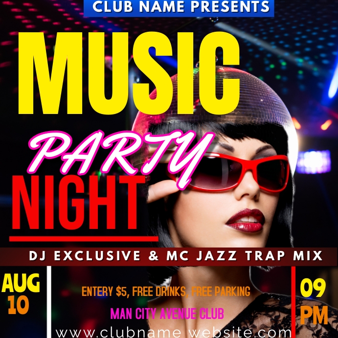 Music party Template | PosterMyWall