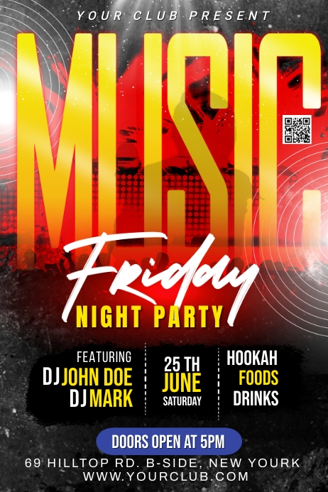 music party Template | PosterMyWall