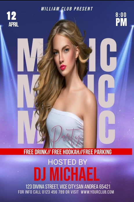 Music Party Template | PosterMyWall