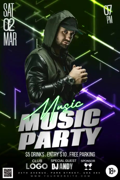 Music Party Template | PosterMyWall