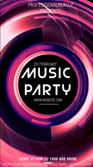 music party Template | PosterMyWall