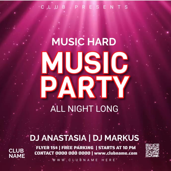 Music Party Template | PosterMyWall
